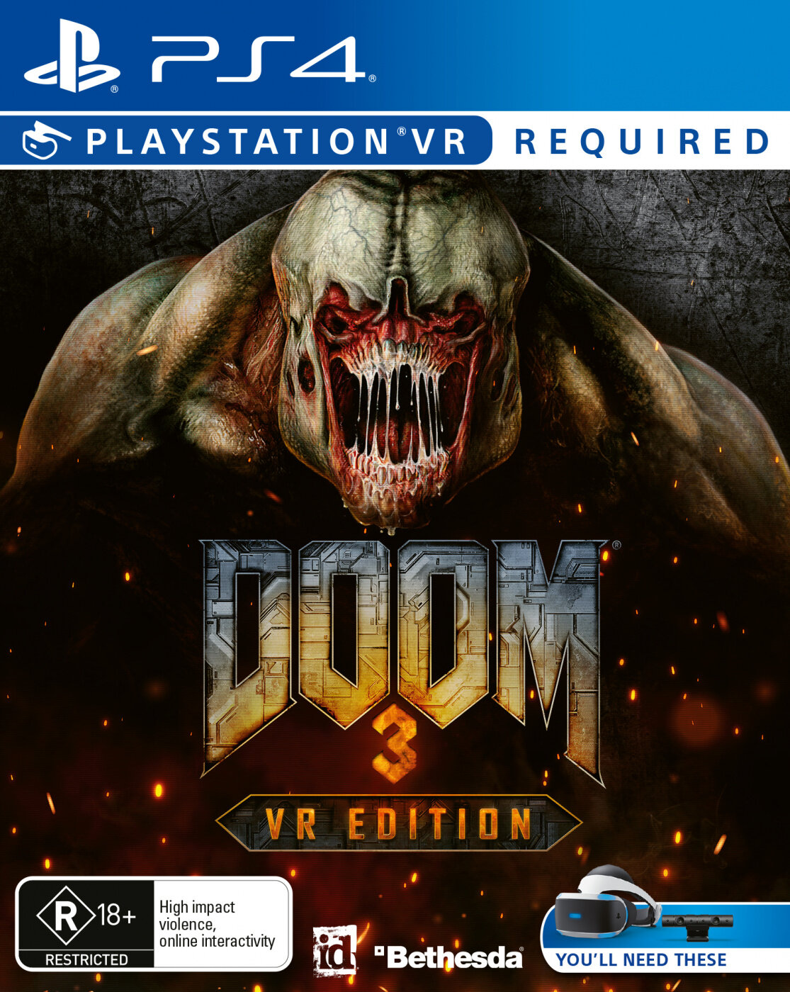 DOOM 3 (только для PS VR) [PS4, английская версия]