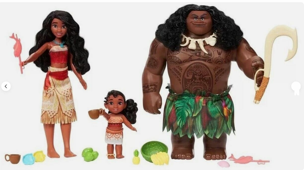 Подарочный набор из 3 кукол Моана 2 Disney Приключение Матанги