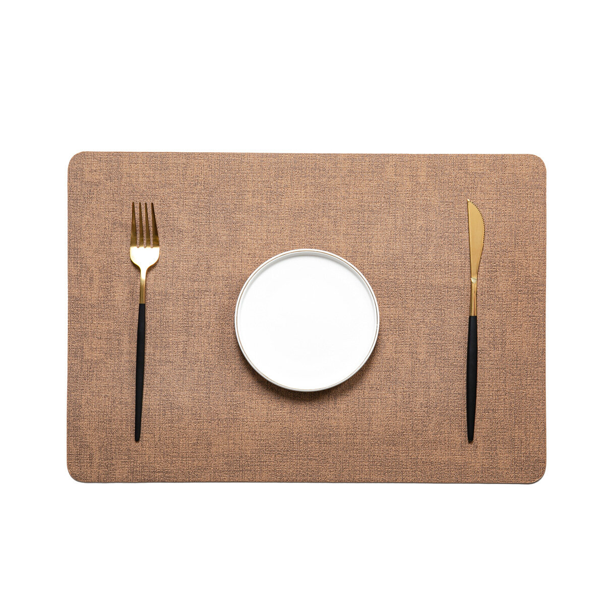 Скандинавский квадратный тканевый узор подставки, индивидуальный водонепроницаемый маслостойкий коврик для стола, термоизоляционный коврик, кожаный высококачественный поднос для отеля