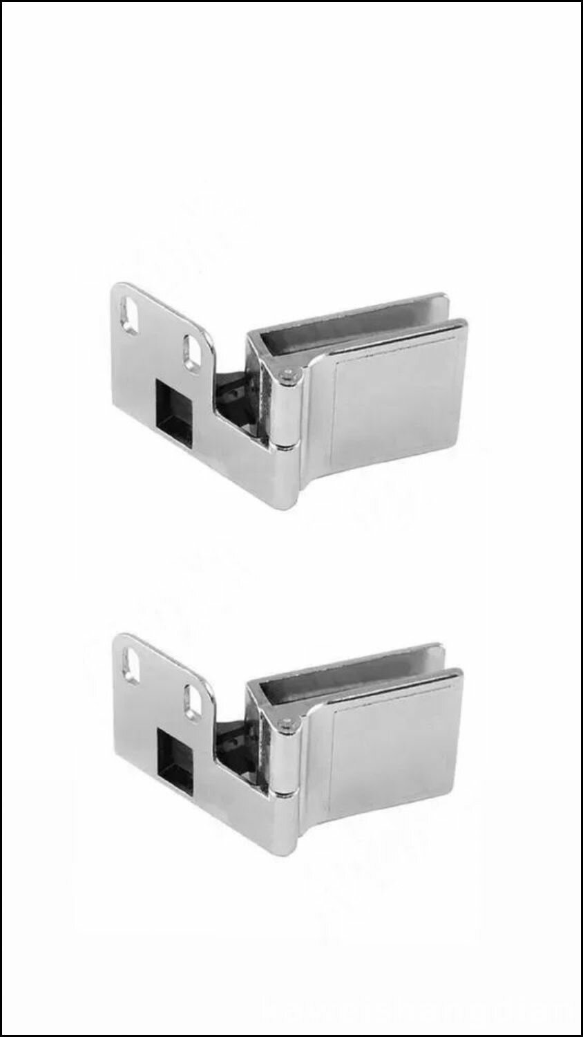 Петли для стеклянных дверей/ фасадов (стекла 4-6 мм) - 2шт