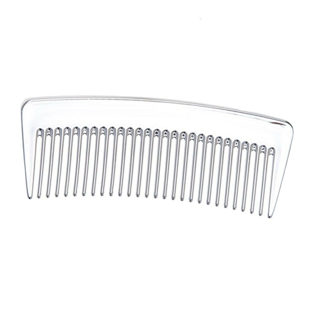 Широкозубый гребень для волос, Серебро