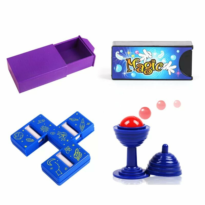 Набор магических трюков для детей: 4-компонентный научный эксперимент с эффектами веревки и монеты - Образовательная