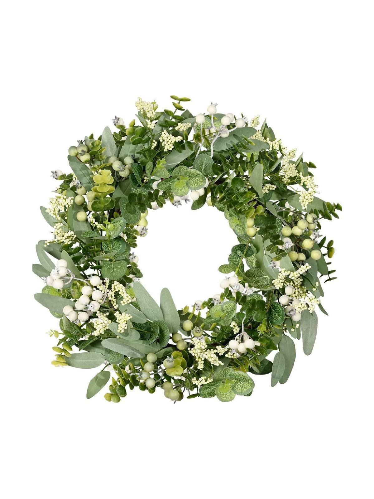 45 см Эвкалиптовый Венок Фон Стена Окно Декоративный Реквизит для Свадебной Вечеринки