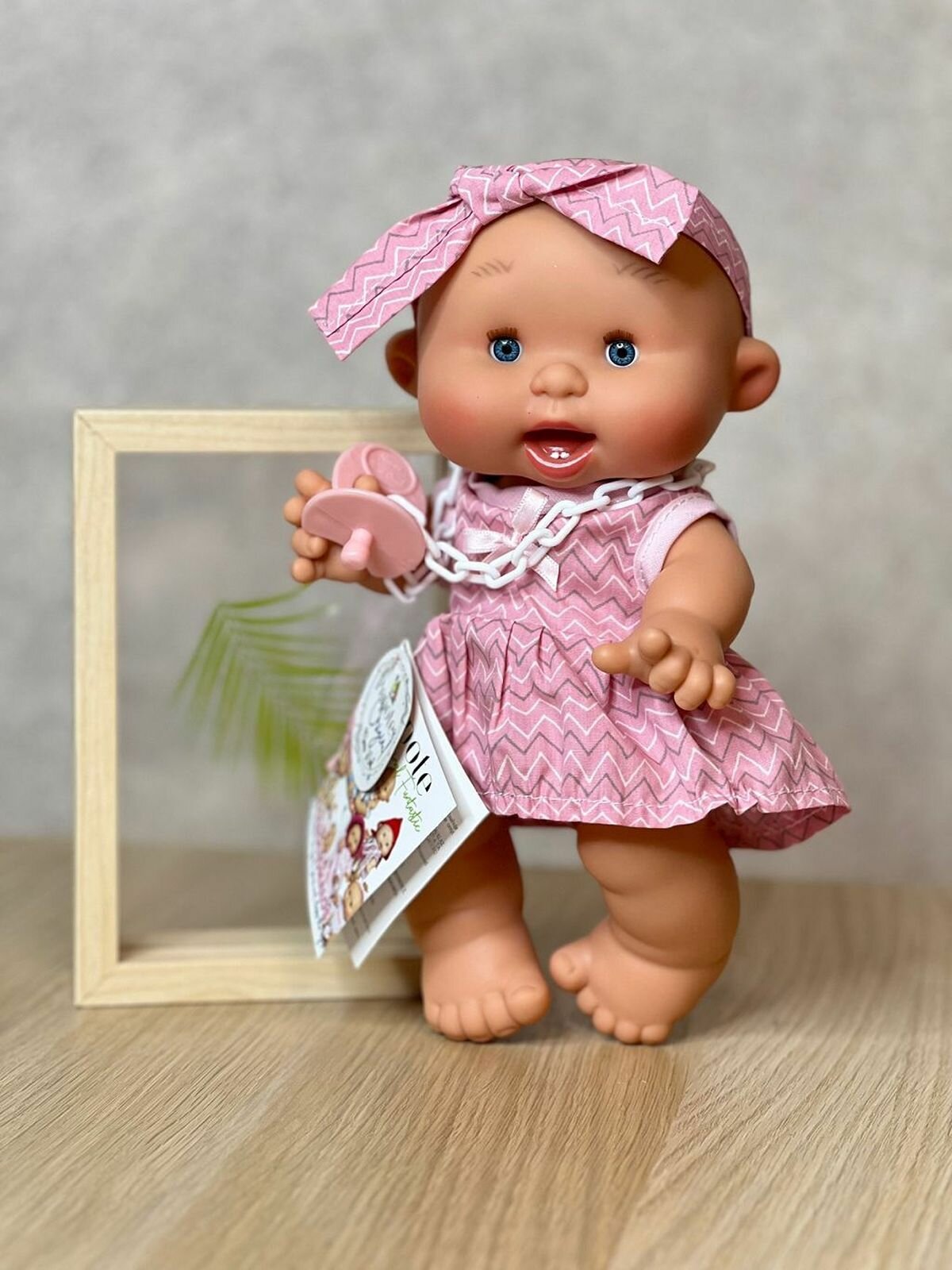 Пупс Nines 26 см PEPOTE с закрывающими глазками