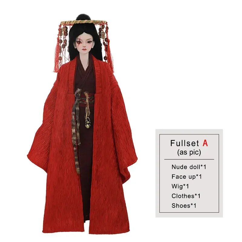 Heyi аниме BJD кукла мальчик 1/4 Красный, Heyi Fullset A