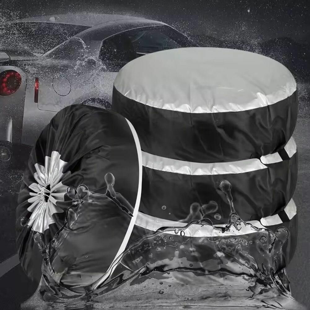 Чехол для хранения колес для автомобильных шин — полиэстеровая тафта S-190T/L-210T, размеры S и L, диаметр до 20\"