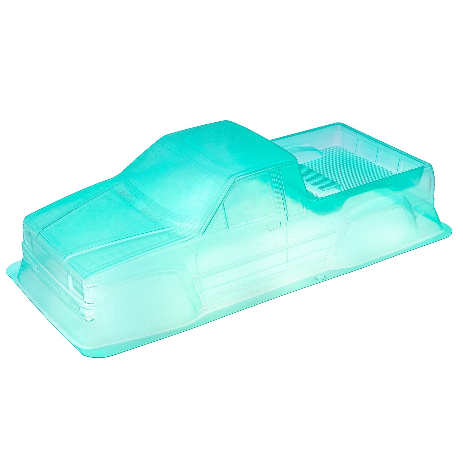 Каркас кузова автомобиля с базой колес 313 мм для радиоуправляемых автомобилей и грузовиков масштаба 1/10, материал пластик, размер упаковки 52*25*10см, вес упаковки 590г, в комплект входят 1*каркас кузова 313 мм и 1*стикер