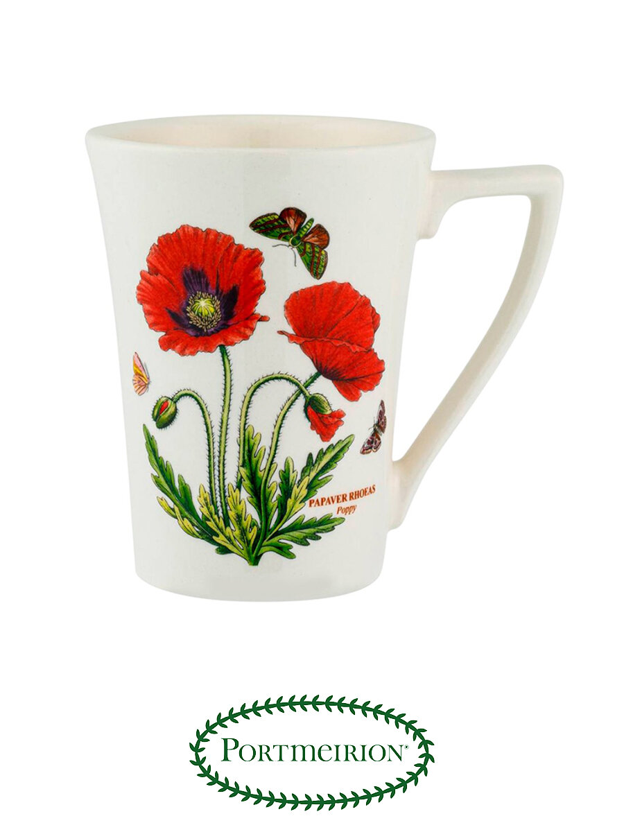 Кружка для чая и кофе Portmeirion Ботанический сад Мак, фаянс, 280 мл