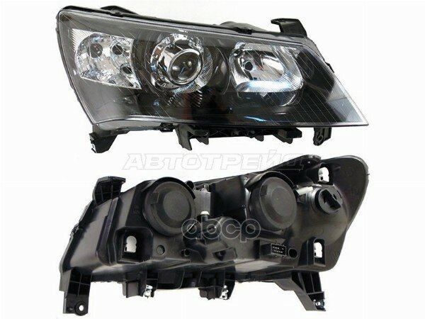 Фара Geely Emgrand EC7 09-17 (Справа/ Галоген/ С электрокорректором/ 4D SED/ Чёрная) Sat арт. ST-1A3-1108R