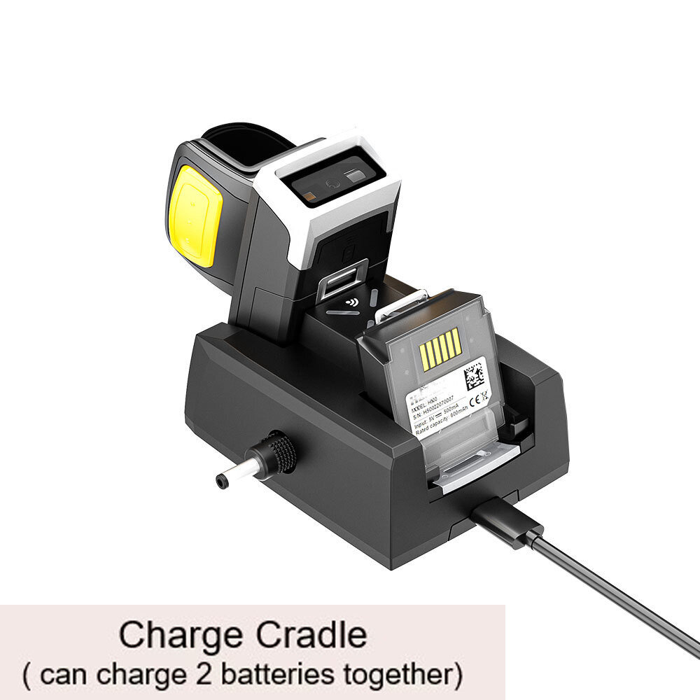 Экспортный Bluetooth 2D носимый мини-сканер в виде кольца, съемный портативный сканер с функцией сканирования NFC.