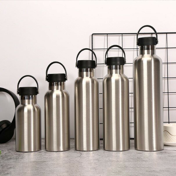 304 американский большой рот термос чашка оптовая портативная большая емкость двухслойный стальной чайник для езды на