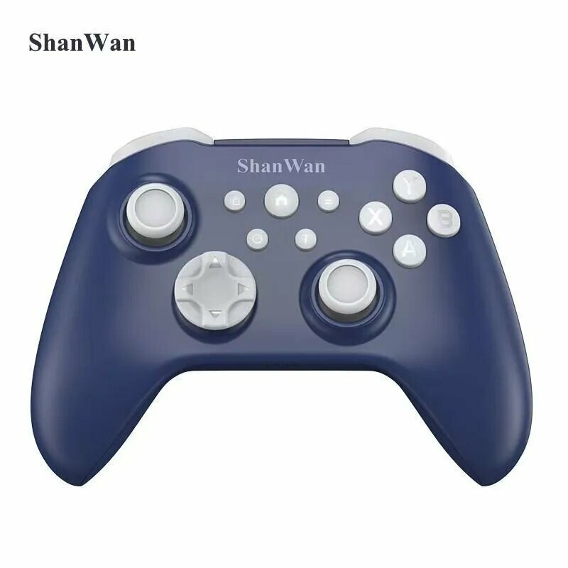 ShanWan Q34 Игровой Bluetooth-контроллер с джойстиком для Switch, ПК, Android, iOS, датчиком Холла, вибромотором, шестиосевым гироскопом, геймпад