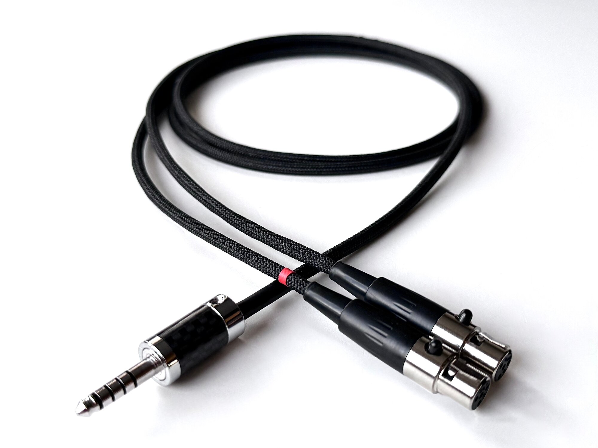 Балансный авторский кабель 1м для Audeze Kennerton Aeon Odin и др. с Jack 4,4mm Pentacon