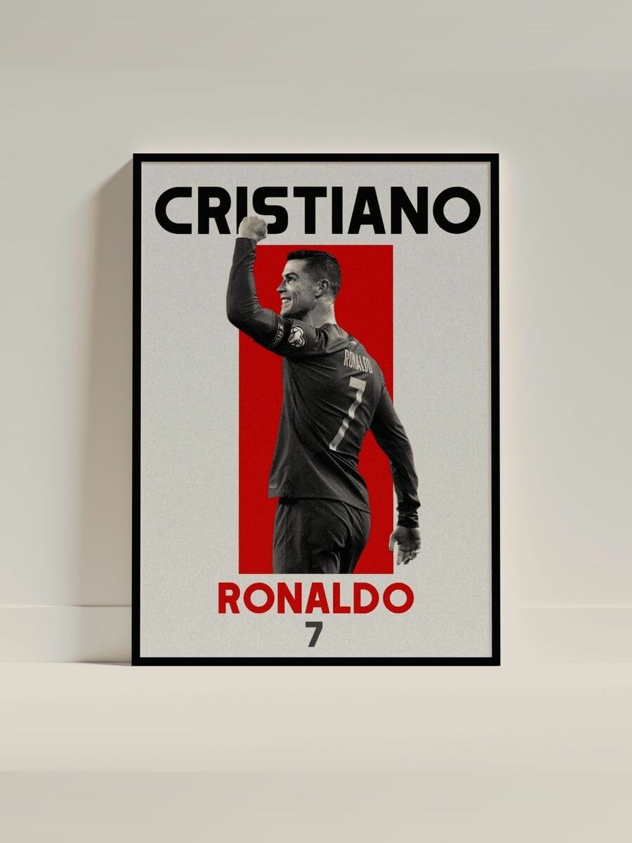 Постер Криштиану Роналду 812 A3 42X29.7см. Фотопечать глянцевая Cristiano Ronaldo