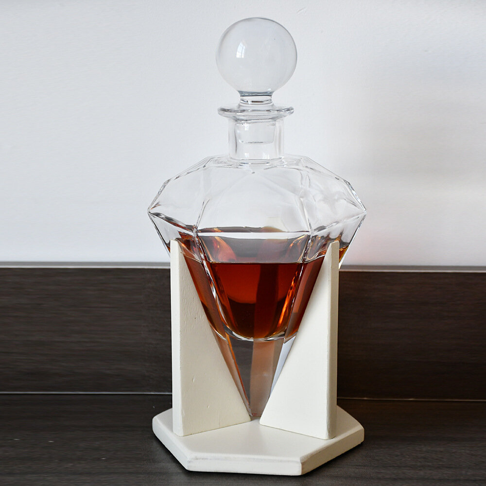 Кристаллический стеклянный декантер для виски, бутылка для ликера, винный кувшин, винный декантер, винная бутылка, винный бокал, винный набор