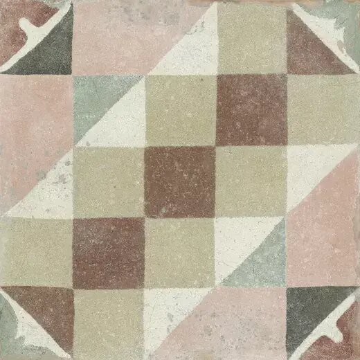 Керамогранит Peronda FS Valentia 40471 22,5x22,5 Антислип, Матовая Коричневый, Серый, Зеленый