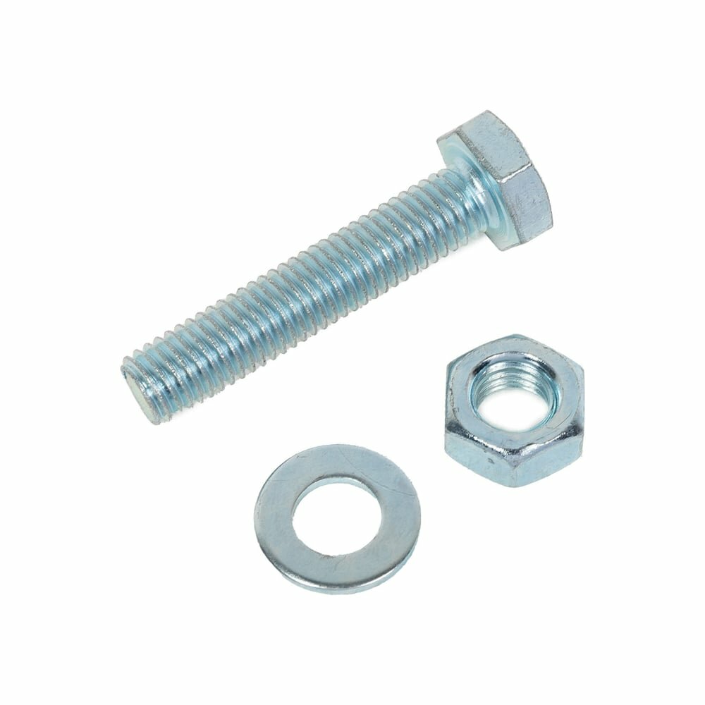 Болт с ш/г полная резьба DIN 933 Качественный крепеж набор 10х50 15 шт 0301065 КЧ