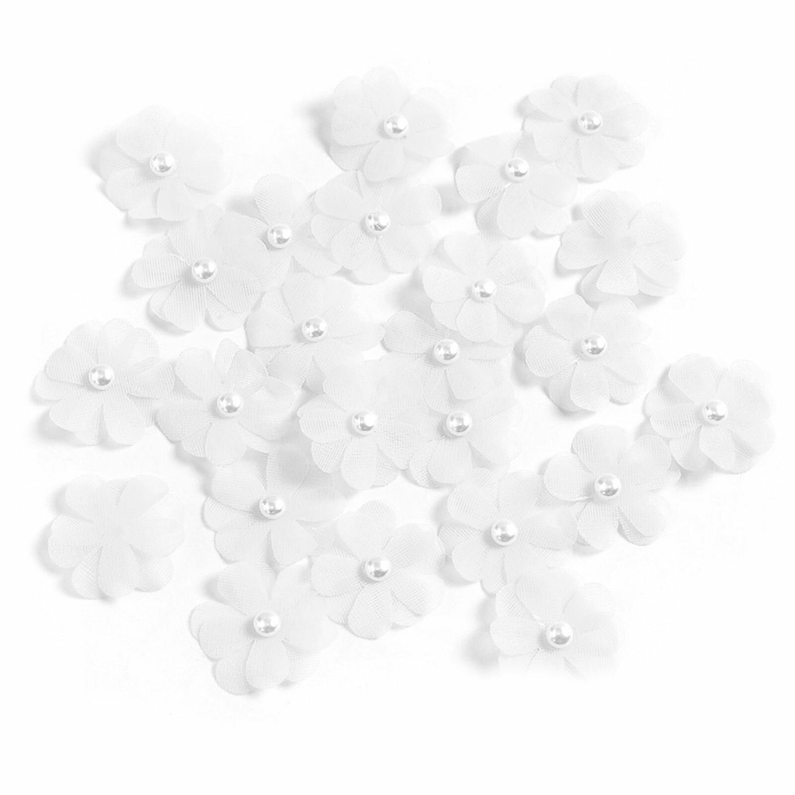 Тканевые цветы Искусственные для украшений волос и свадебных платьев