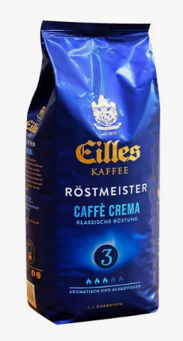 Eilles Kaffee Caffe Crema 1 кг кофе в зернах пакет