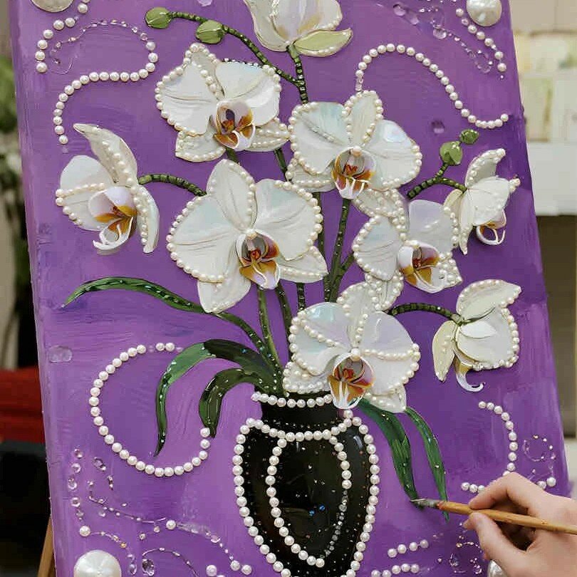 Солнечный цветок DIY Жемчужная живопись Ручная работа Креативный свежий исцеляющий цветочный подарок для друзей и лучших подруг Декоративная живопись