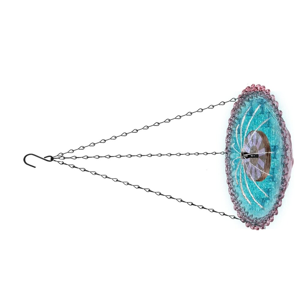 Фонтан для купания птиц на открытом воздухе в саду плавающий фонтан лотоса подвесная кормушка для птиц-Фиолетовый