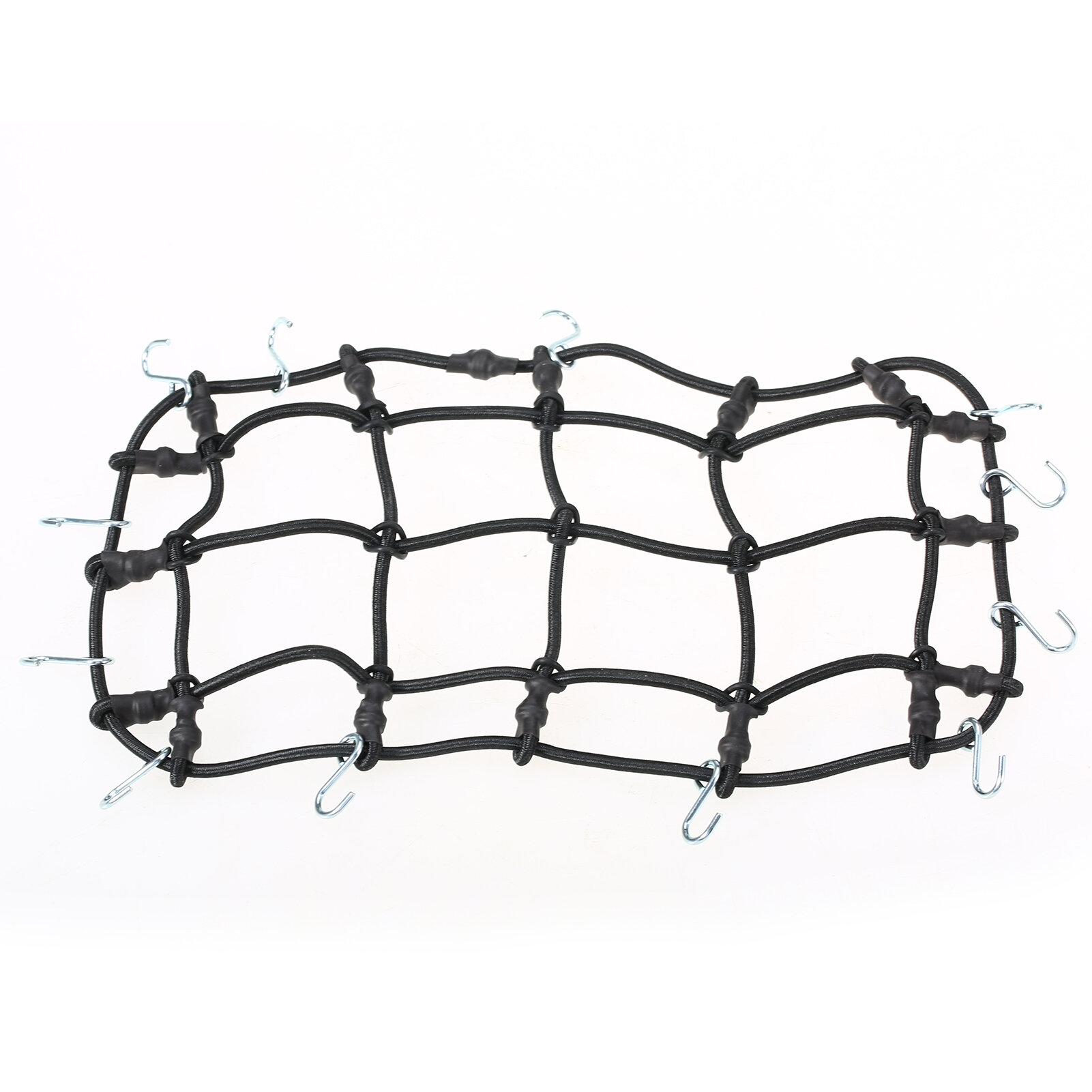 Эластичная сетка для багажа для замены деталей и украшений Traxxas Redcat Rc4wd Tamiya Axial scx10 D90 Hpi, материал резина, черный желтый красный, размер 20*11 см, упаковка 14*9*1.5 см, вес 32 г, пластиковая упаковка, 1 шт.