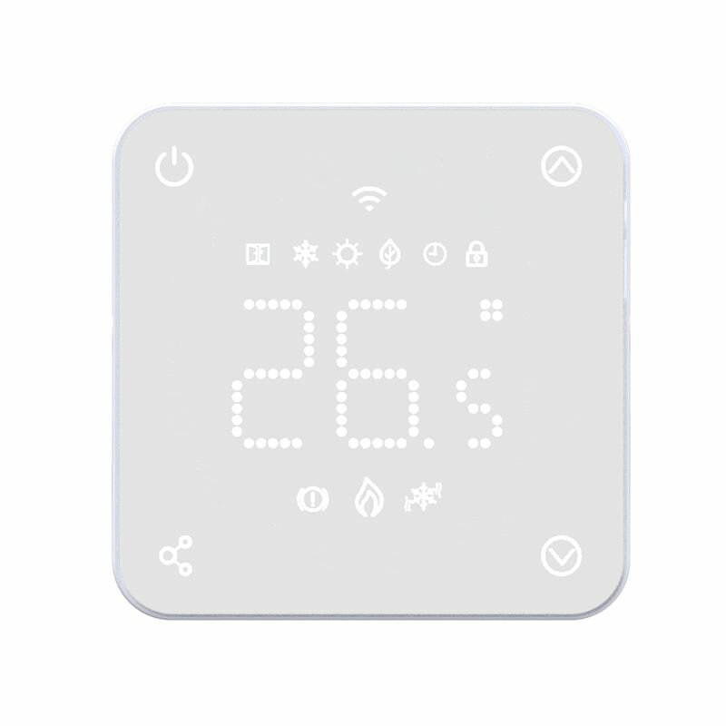 Kiptover KTS треморегулятор теплого пола Wi-Fi, Белый, датчик