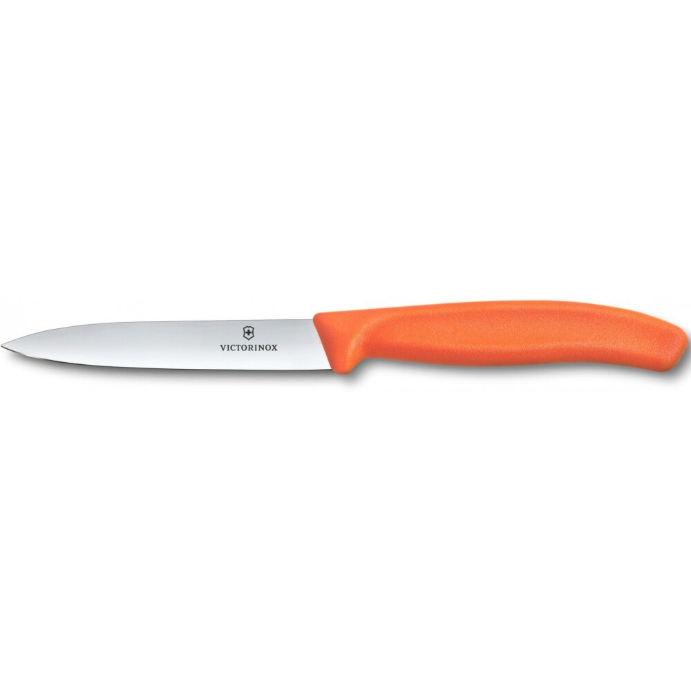 Victorinox Kitchen 6.7709. C1 Нож кухонный victorinox swiss classic, для овощей, 100мм, прямая заточка, оранжевый