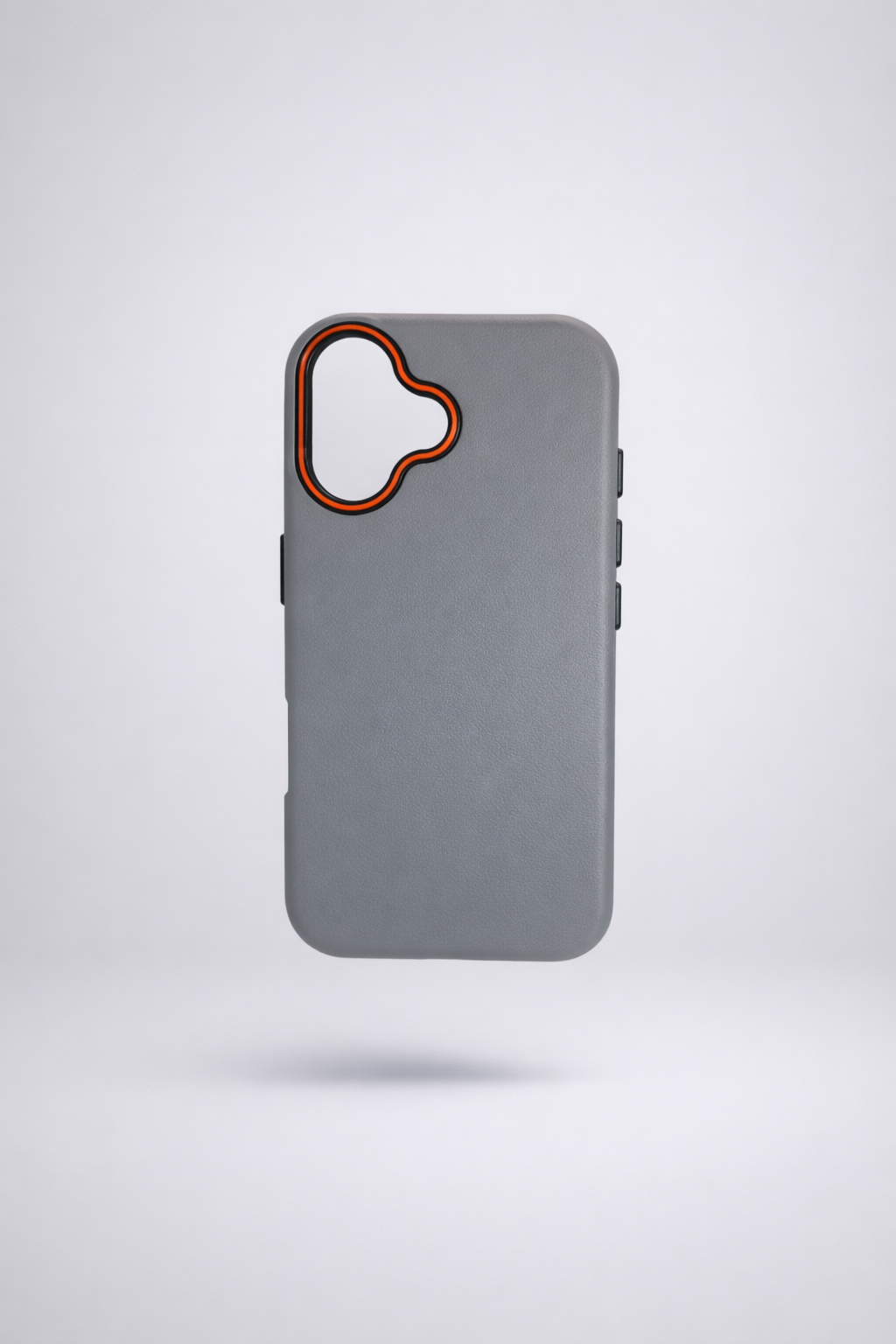 Чехол для iPhone 17 Soft Touch, ударопрочный силикон, матовый серый, тонкий