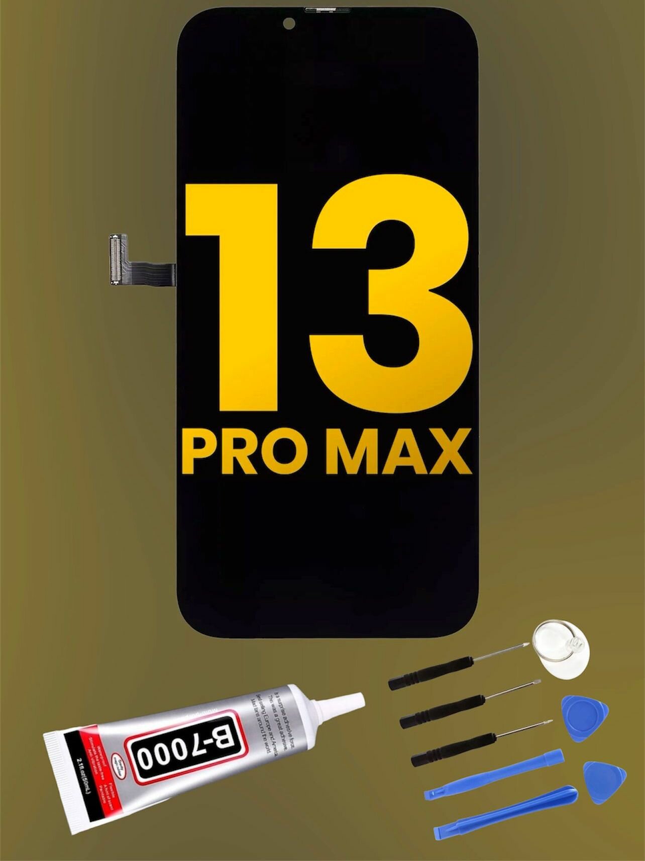 Дисплей для iPhone 13 Pro Max с тачскрином + клей