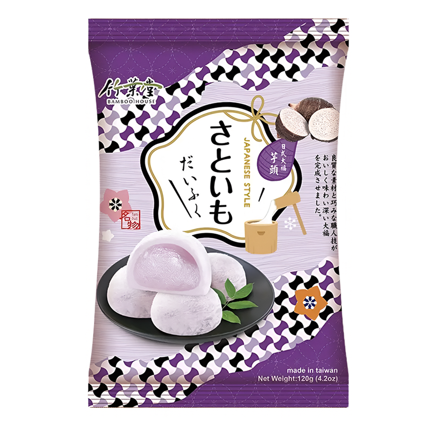 Bamboo House Taro Mochi моти десерт с бататом 120 гр