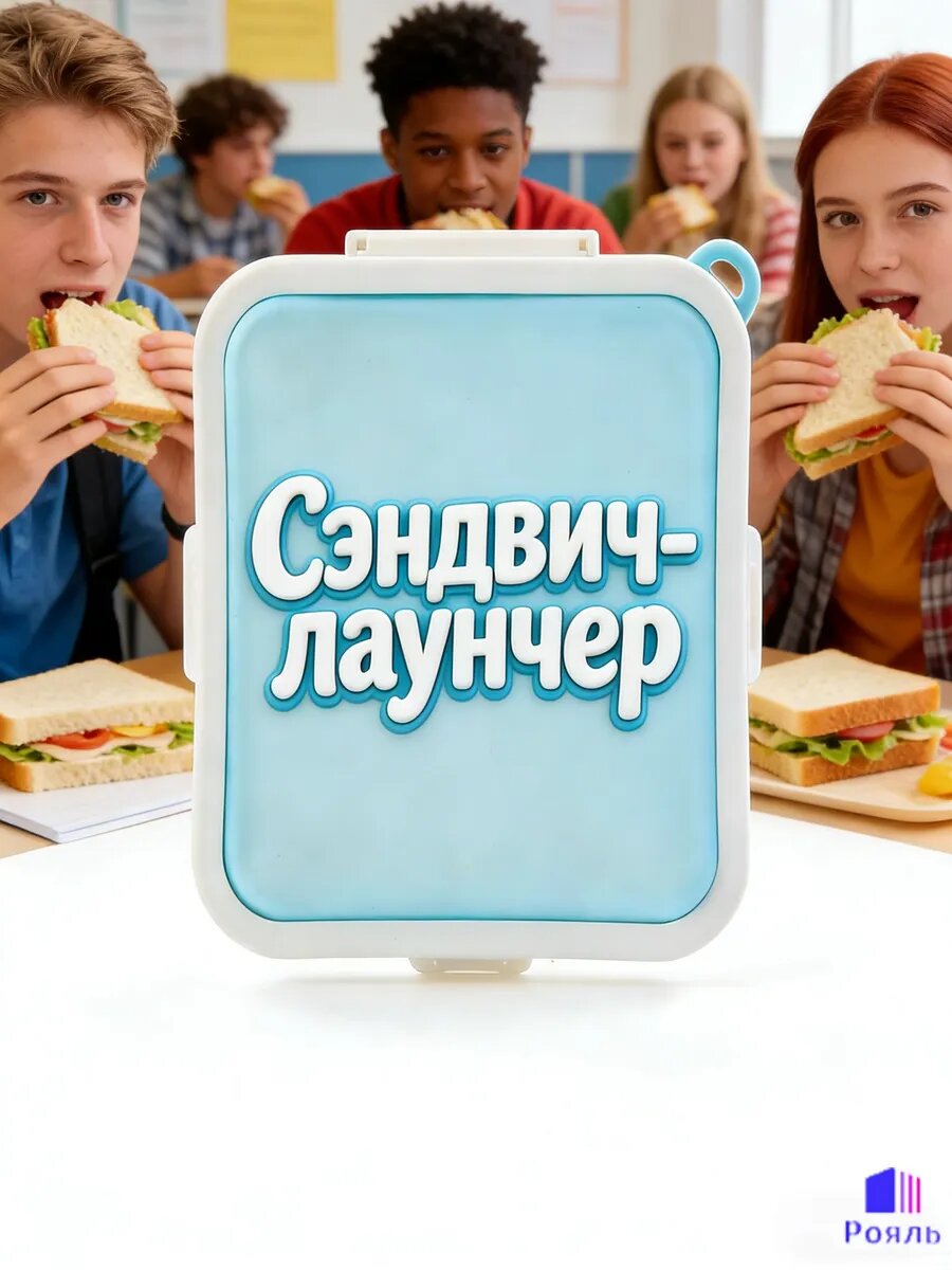 Контейнер для еды складной без BPA протекозащита силикон