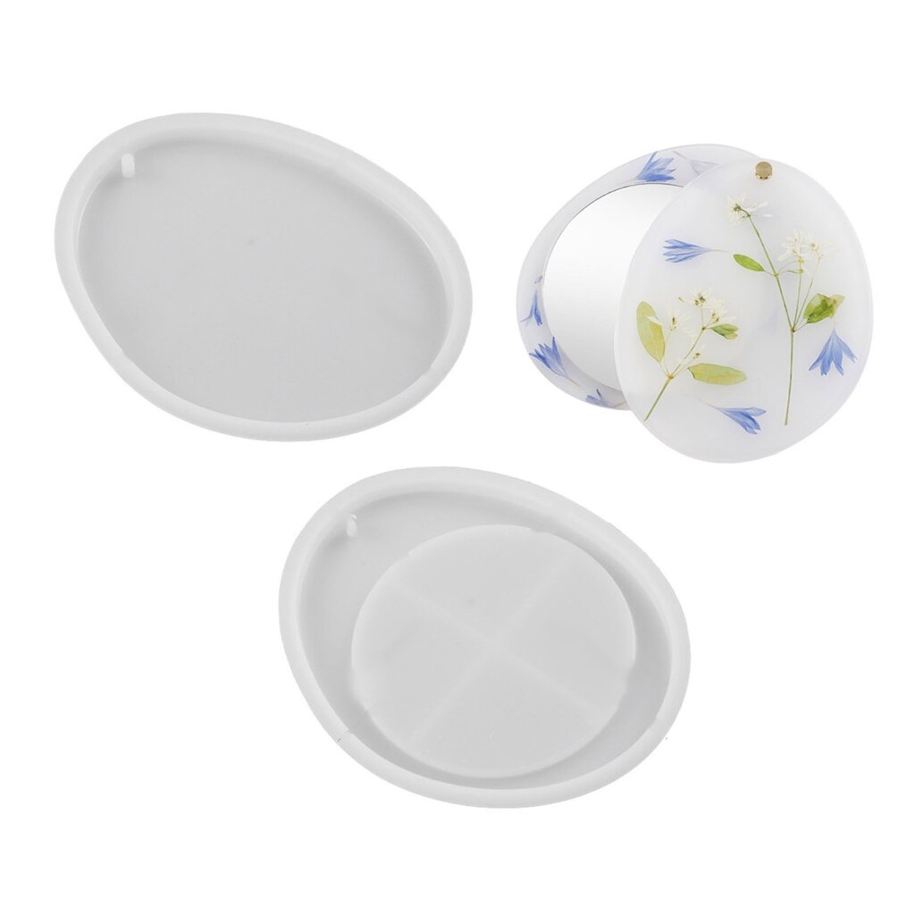 Простой в использовании Набор Силиконовых форм Для макияжа Стеклянные Формы Вращающиеся Формы Для макияжа Подходят для Домашних Салонов Школ Макияжа