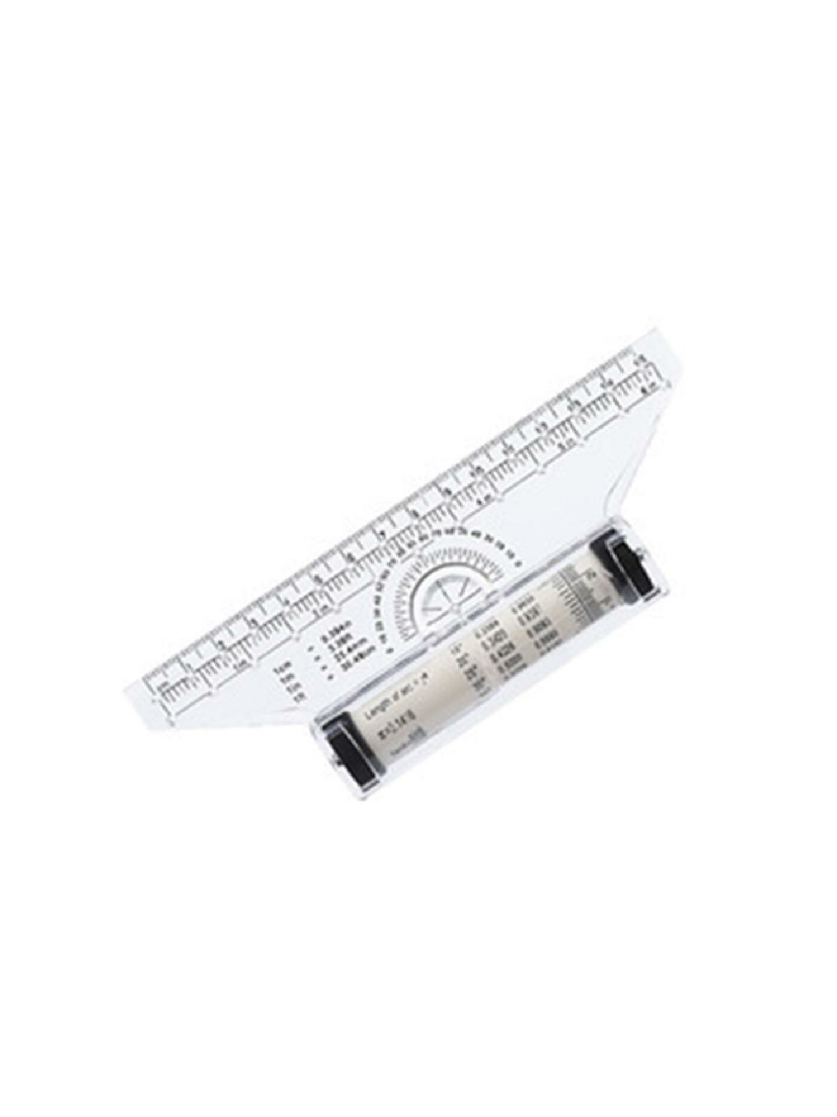 Прозрачная балансировочная линейка с параллельной прокаткой для рисования линий кругов