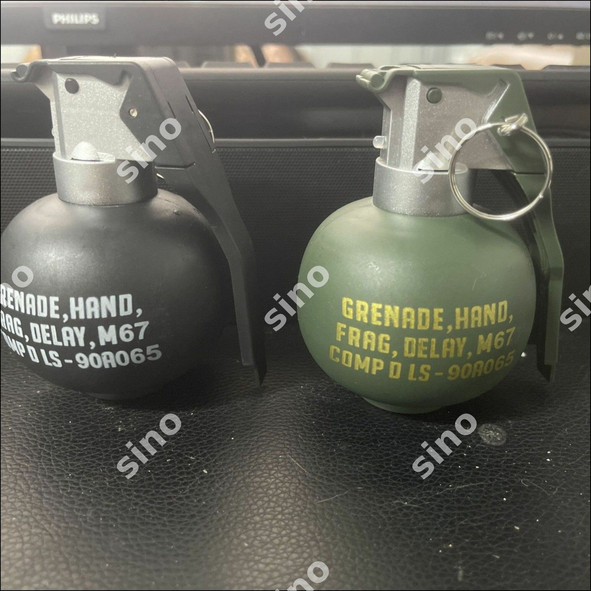 Эксклюзивная игрушка M67 со светом, звуковая граната, 2 штуки