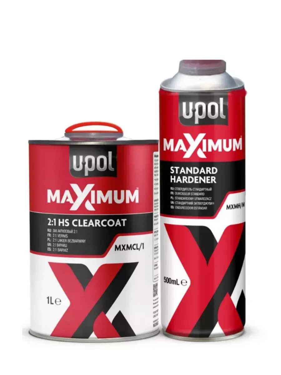 Лак автомобильный HS MAXIMUM комплект с отверд. (1л+0,5л)