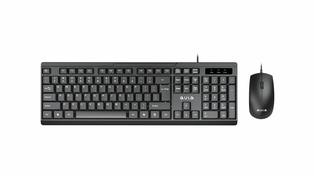 Клавиатура AULA AC101 + мышь проводные