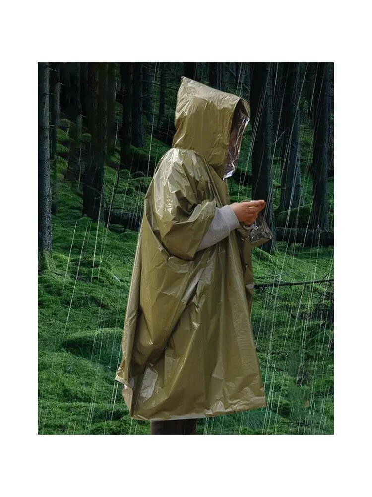 Дождевик плащ туристический
