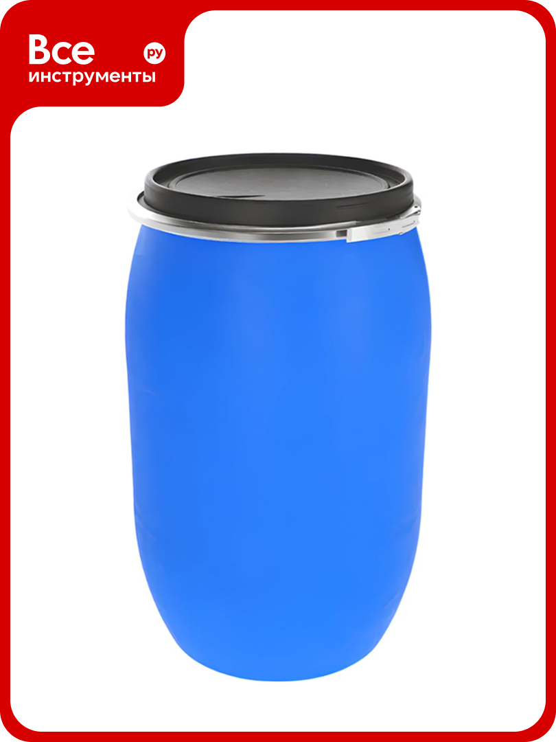 Бочка ООО «балтстрой СПБ» полиэтилен, 127л, синяя 6565