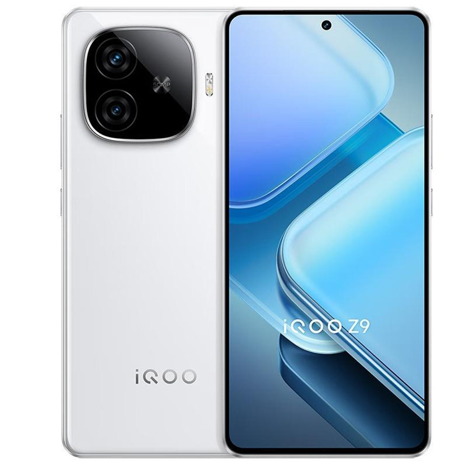 Смартфон Vivo iQOO Z9(CN), 8/256 ГБ, 5G, Dual Nano SIM, NFC, Система с русским языком, 6000mAh, White