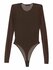 Боди бельевое WARDROBE.NYC, размер XS, темно-коричневый