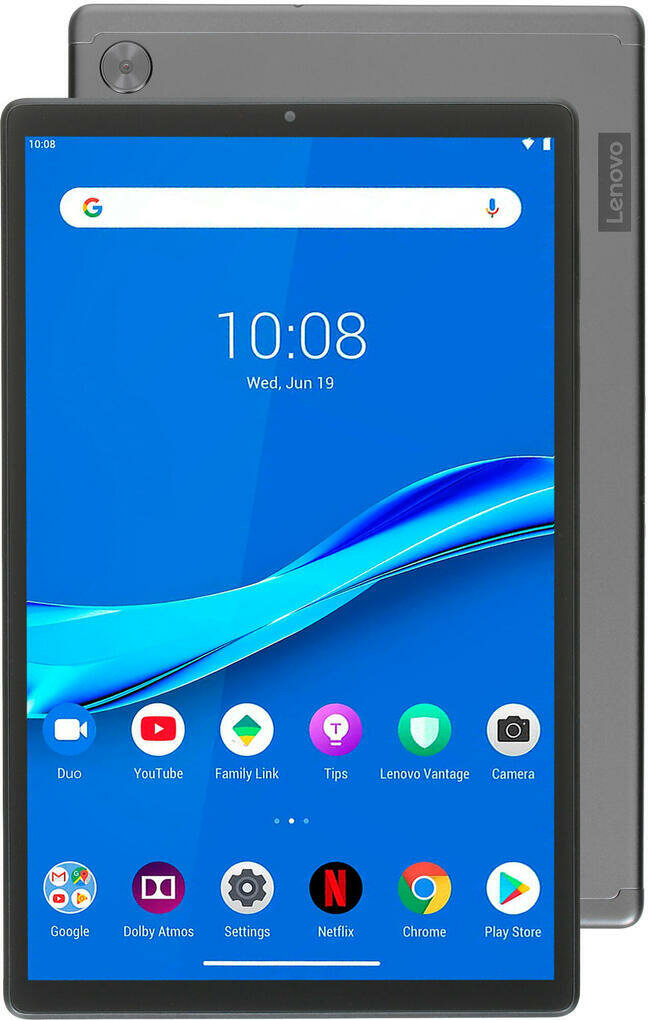 10.3" Планшет Lenovo Tab M10 Plus TB-X606F (ZA5T0255RU) 32 ГБ серый - 1920x1200, IPS, 8х2.3 ГГц, 2 ГБ, BT, 5000 мА*ч, Android 9. x+