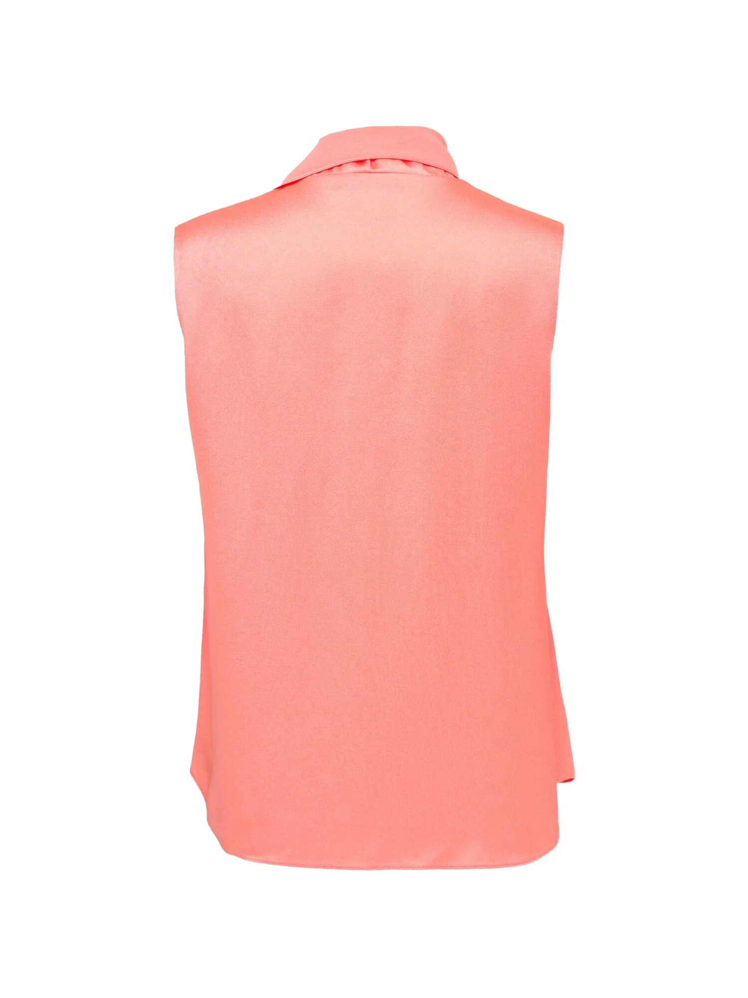 Топ Stella McCartney Satin tie top, размер 42, розовый — фото 1