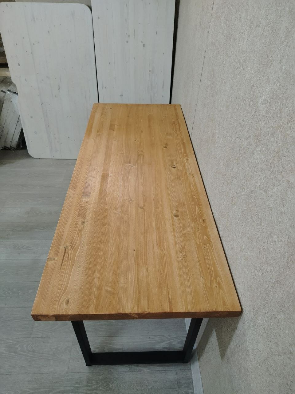 Компьютерный стол "60X150", стиль лофт, прочный, минималистичный дизайн