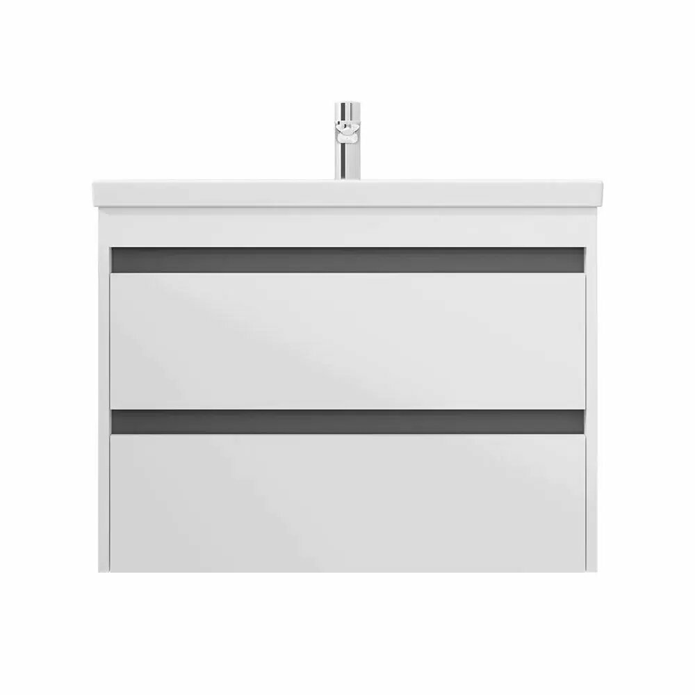 Тумба без раковины 75 см Am.Pm Pulse M91FHX0752WG белый глянец