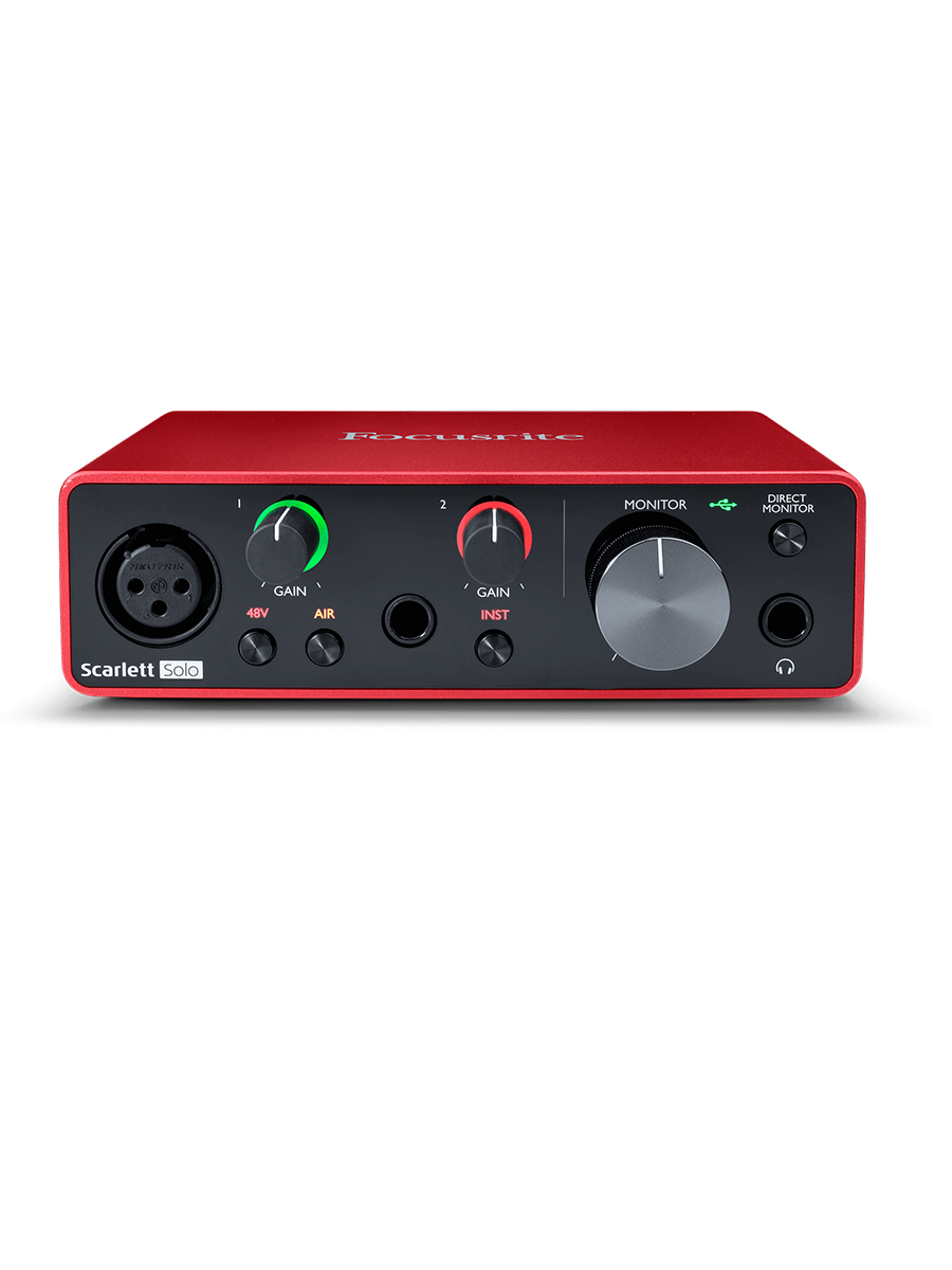 Звуковая карта Focusrite Scarlett Solo 3rd Generation, USB Type-C