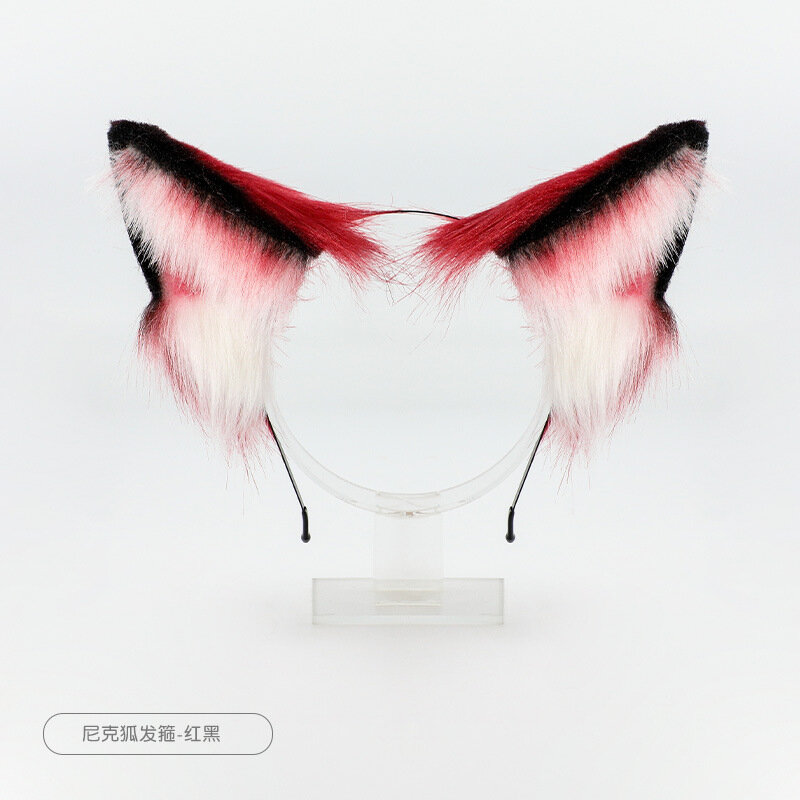Плюшевый реалистичный набор с лисьими ушками и хвостом, Ник Фокс, многоцветные реквизиты для косплея