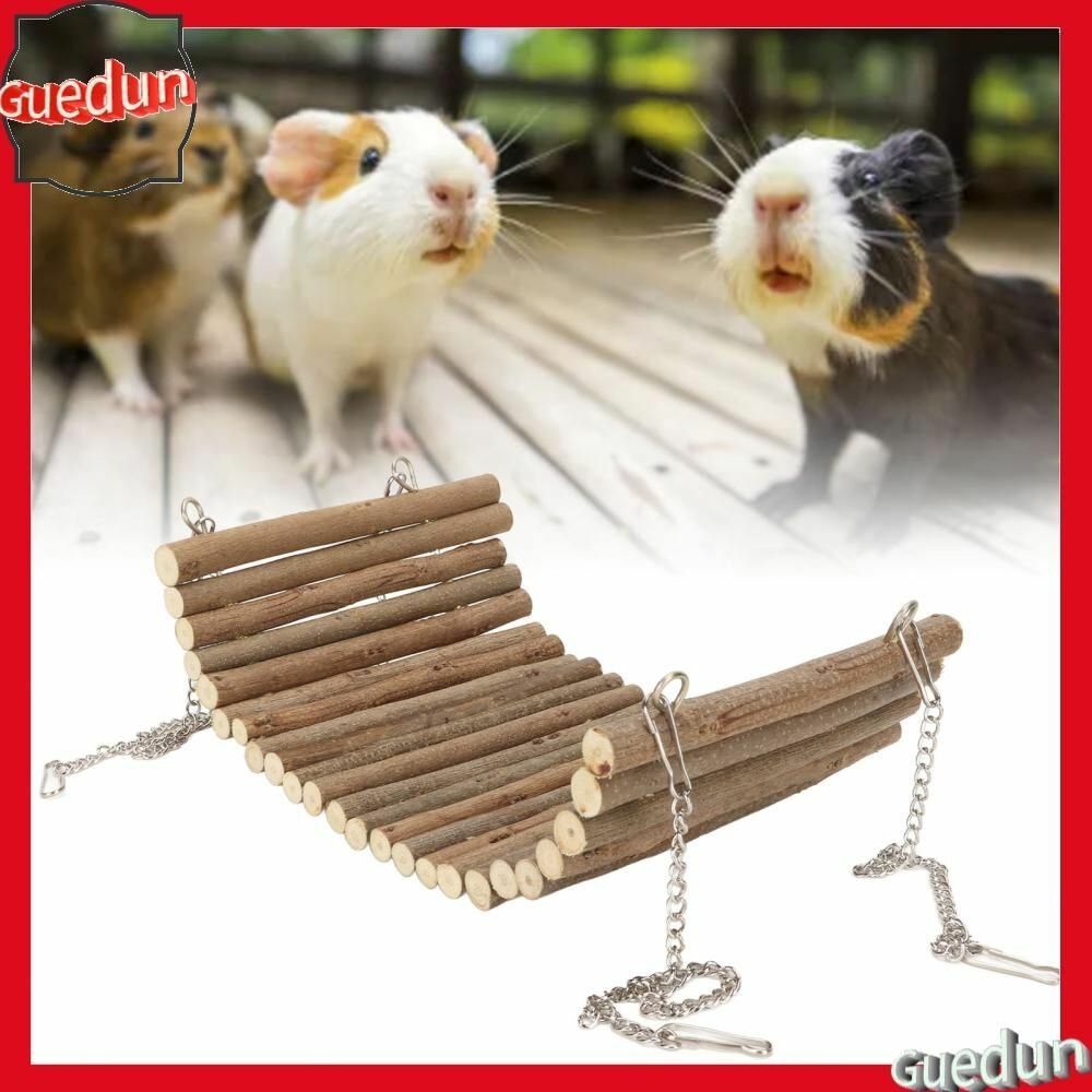 Деревянные качели для хомяка