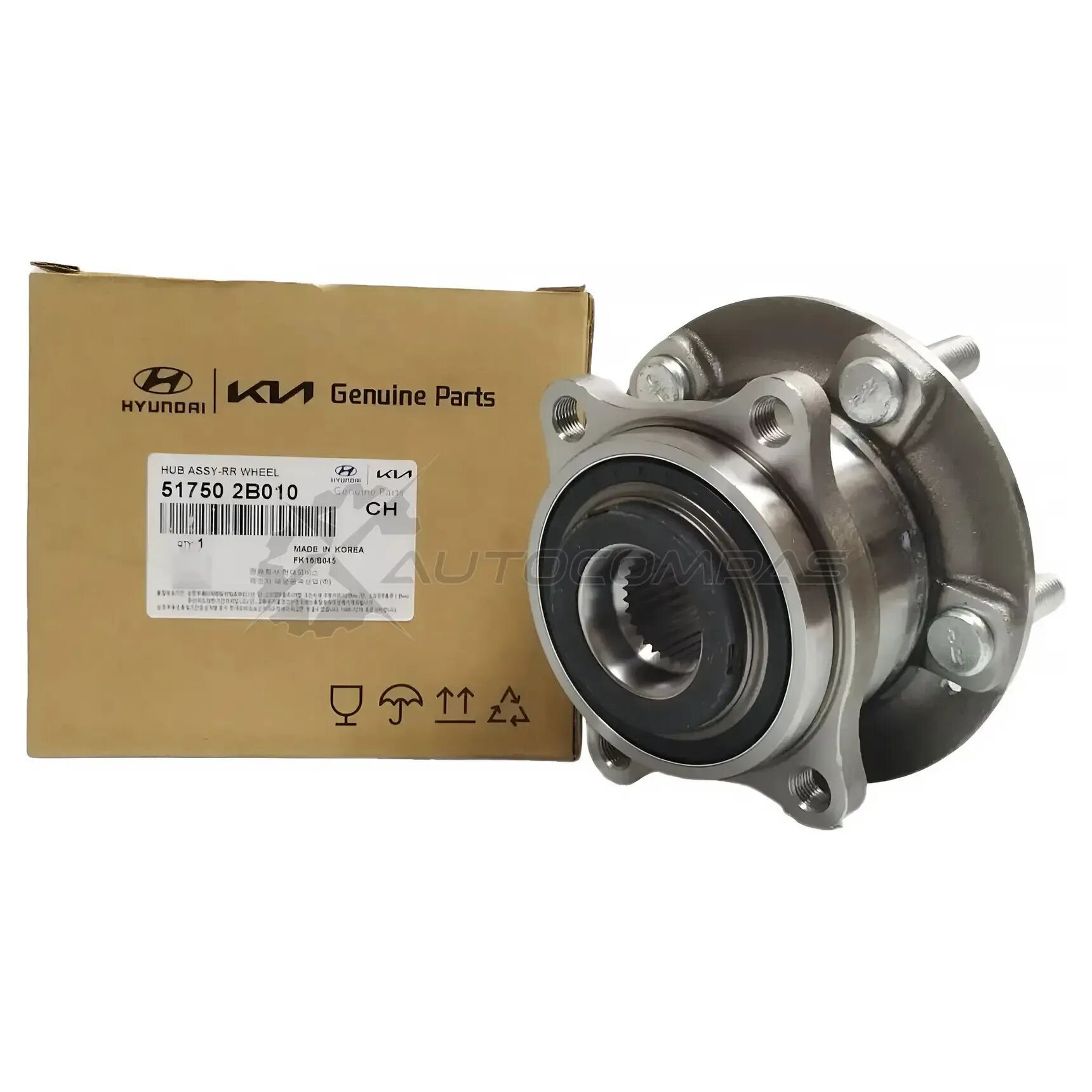 Ступица с подшипником в сборе передняя Hyundai Grand Santa Fe ix55 Santa Fe Kia Carnival Sorento 25431376 MDYR 0 51750 2B010