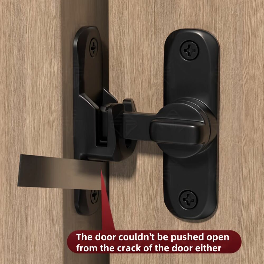 Шпингалет угловой накладной, засов, задвижка дверная угловая